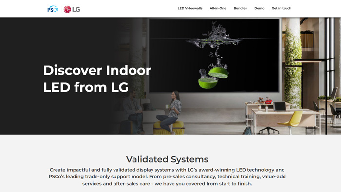 LG Indoor LED Displays | Videowalls and Bundles | PSCo